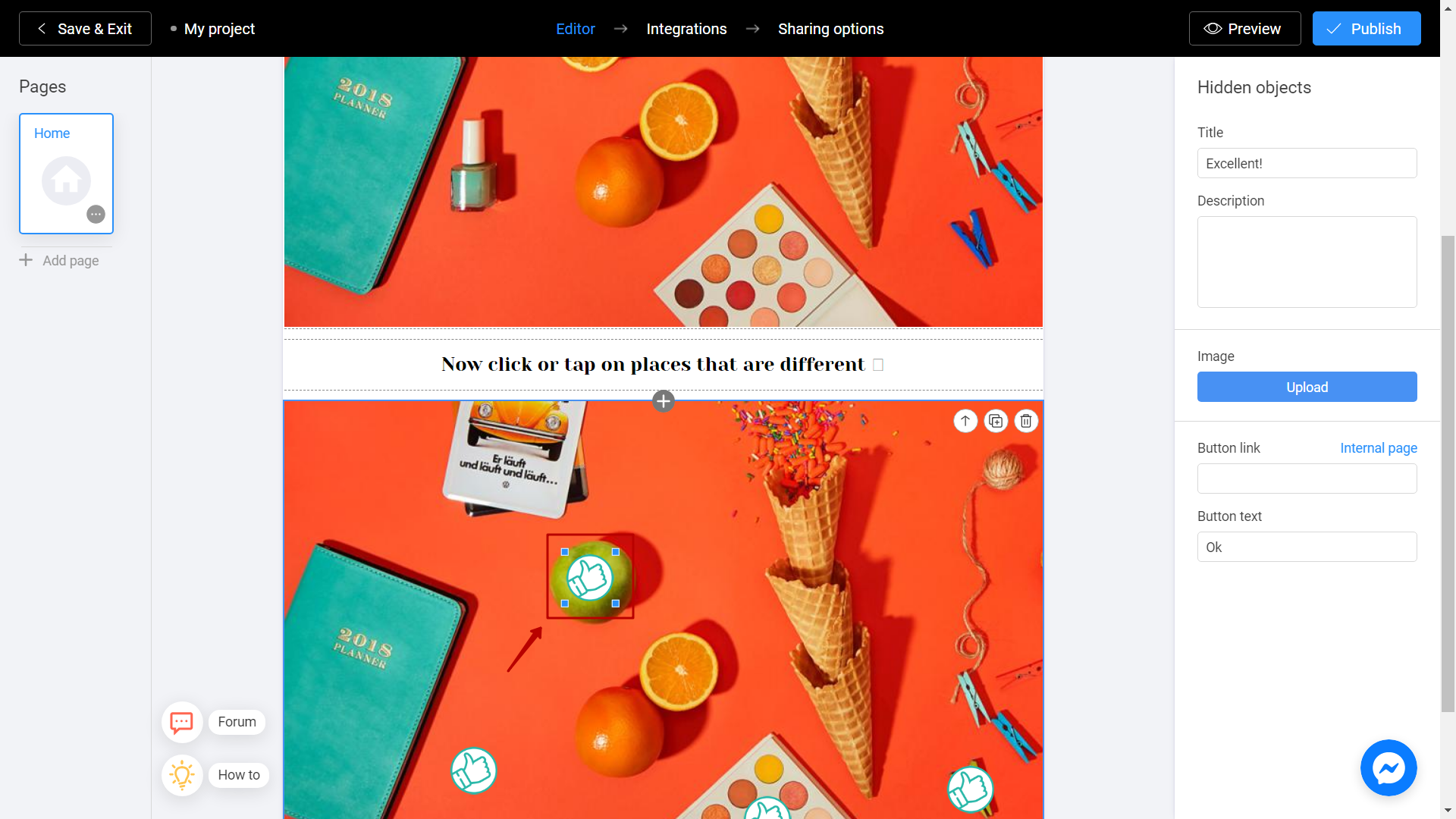 How to Create a Hidden Objects Game on Interacty - Interacty Help Center